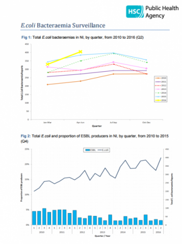 Escherichia coli (E.coli) Bacteraemia Surveillance | HSC Public Health Agency